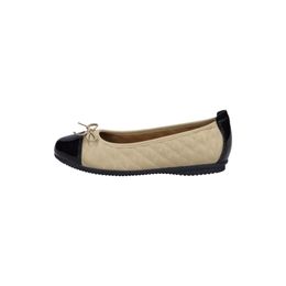 Josef Seibel Ballerina 'Pippa 76' Damen Gr&ouml;&szlig;e 39 beige / schwarz Sommerschuhe