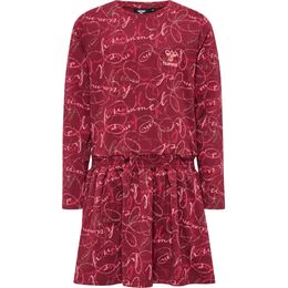 Hummel Kleid M&auml;dchen Gr&ouml;&szlig;e 152 hellpink / dunkelpink / merlot