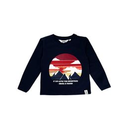 Ebbe Shirt 'Crawford' boy size 98 marine blue / Yellow / Red / White