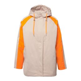 Ulla Popken Funktionsjacke Damen Gr&ouml;&szlig;e XXXL/4XL beige / orange