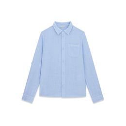 Guess Button Up Shirt boy size 170 Light blue