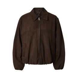 PIECES Between-Season Jacket female size XS Dark brown