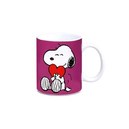 logoshirt Tasse 'Peanuts - Snoopy - Herz' Herren Gr&ouml;&szlig;e One Size pink