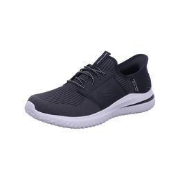 Skechers Hausschuh 'Slipper Herren 210650 BLK Leder-Mix in schwarz' Herren Gr&ouml;&szlig;e 46 schwarz