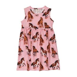 Walkiddy Kleid 'Graceful Horses' M&auml;dchen Gr&ouml;&szlig;e 98 pink