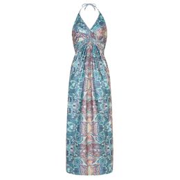 Chic By Lirette Kleid 'Halter dress Quetzal' Damen Gr&ouml;&szlig;e 42 t&uuml;rkis Sommerkleid