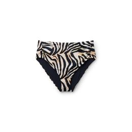 CALZEDONIA Bikinihose 'SAVANNAH' Damen Gr&ouml;&szlig;e S beigemeliert / schwarz / wei&szlig;