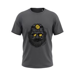 karlskopf Shirt 'BERGMANN' male size XL Anthracite