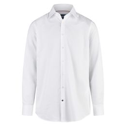 HECHTER PARIS Langarmhemd Herren Gr&ouml;&szlig;e 39 wei&szlig;
