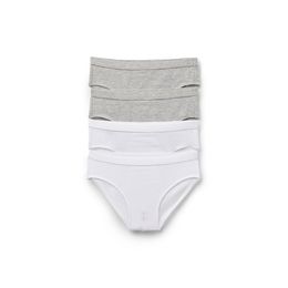 Tezenis Slip Jungen Gr&ouml;&szlig;e 116/122 graumeliert / wei&szlig;