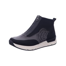 Rieker Boots 'Stiefel Damen 58956 00 Leder-Mix in schwarz' female size 37 Black