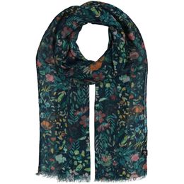 FRAAS Schal Damen Gr&ouml;&szlig;e One Size petrol / pastellgr&uuml;n / orange