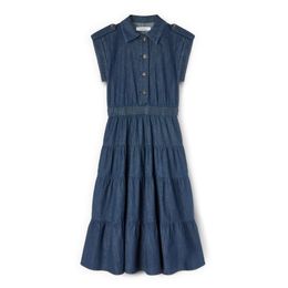 MOTIVI Shirt Dress female size 38 Blue