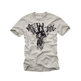 MAKAYA Shirt 'Berlin Angels' male size XXL Grey