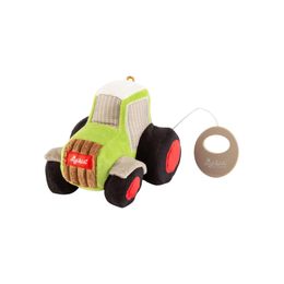 SIGIKID Stuffed animals 'Spieluhr Traktor - Melodie: Old MacDonald 7 senses' kids size S/XXL Green