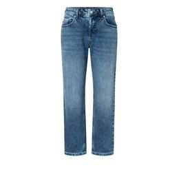 MAC Jeans 'STRAIGHT 5818-90-0361L D601 mid blue random' Damen Gr&ouml;&szlig;e 34 blue denim