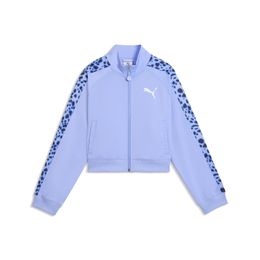 Puma Sportjacke 'T7' M&auml;dchen Gr&ouml;&szlig;e 140 navy / dunkelblau / violettblau