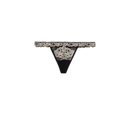 Intimissimi String 'Pretty Flowers' Damen Gr&ouml;&szlig;e S schwarz / wei&szlig;