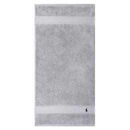 Ralph Lauren Home Handtuch 'POLOPLAYER' Herren Gr&ouml;&szlig;e 50 x 100 grau