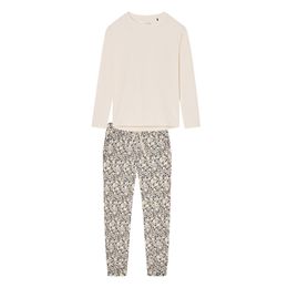 Schiesser Pyjama 'Mix & Relax' Damen Gr&ouml;&szlig;e XL offwhite Sommerkleid