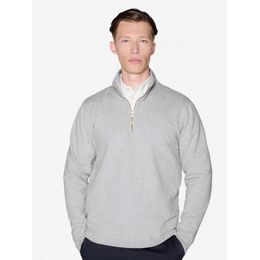 SANVT Sweatshirt 'The Half Zip Sweater' Herren Gr&ouml;&szlig;e M graumeliert