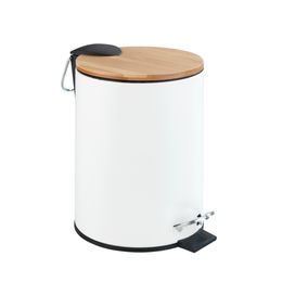 Wenko Kosmetikeimer Herren Gr&ouml;&szlig;e B: 17cm x H: 23.5cm x T: 21cm wei&szlig;