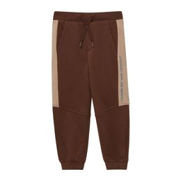 s.Oliver Hose Jungen Gr&ouml;&szlig;e 122 beige / dunkelbraun / grau