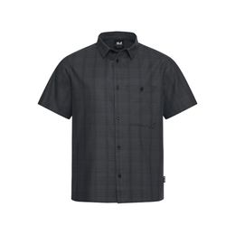 Jack Wolfskin Athletic Button Up Shirt male size XXL Anthracite / Black