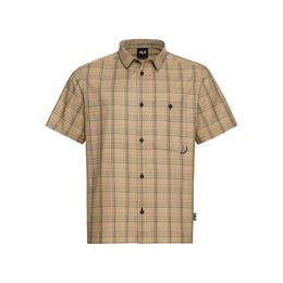 JACK WOLFSKIN Athletic Button Up Shirt male size XXL Beige / Taupe