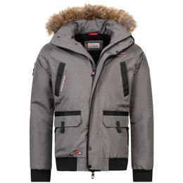 Arctic Seven Winterjacke 'Arthuro' Herren Gr&ouml;&szlig;e S grau / rot / schwarz / wei&szlig;