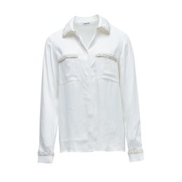 Salsa Jeans Bluse Damen Gr&ouml;&szlig;e M wei&szlig;