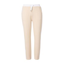 MIAMODA Sweathose Damen Gr&ouml;&szlig;e 46 sand / wei&szlig;