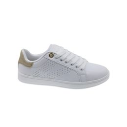 Beppi Sneaker low Damen Gr&ouml;&szlig;e 40 bronze / wei&szlig; Sommerschuhe