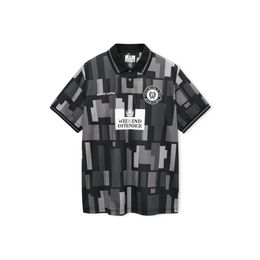 Weekend Offender Shirt 'Kiffan' male size XS Grey / Light grey / Black / White