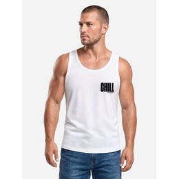 Neverless Shirt 'Chill' Herren Gr&ouml;&szlig;e XL wei&szlig;