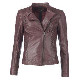 Maze Lederjacke 'Sally' Damen Gr&ouml;&szlig;e S kirschrot Sommerjacke