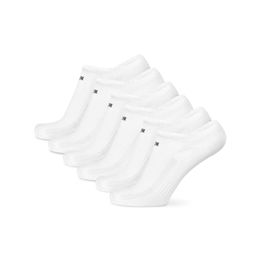 Circle Five F&uuml;&szlig;linge '6 Paar Sneaker-Socken Silikongrip ohne verrutschen' Damen Gr&ouml;&szlig;e 39/42 wei&szlig;