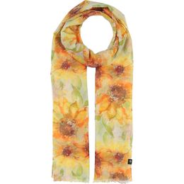 FRAAS Schal Damen Gr&ouml;&szlig;e One Size dunkelbraun / gelb / pastellgr&uuml;n / orange