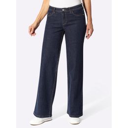 Heine Damen 5-Pocket-Jeans, Blau, Gr. 25, Basic Hosen & Jeans, Material: Baumwolle