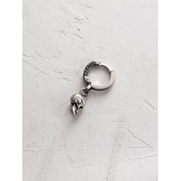 Reytel Ohrring 'SCHEDEL' Herren Gr&ouml;&szlig;e XS/XL silber