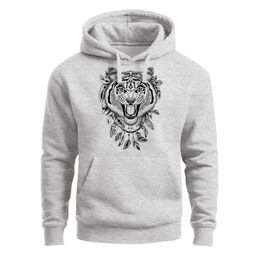 Neverless Sweatshirt 'Tiger' male size XL Grey