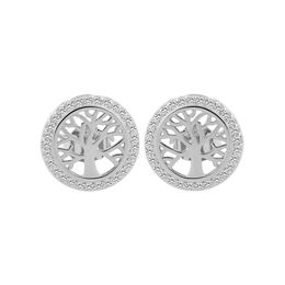 Akzent Ohrringe '"Emerita" aus 925 Sterlingsilber, rhodiniert, langlebig' Damen Gr&ouml;&szlig;e One Size silber