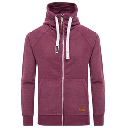 Yazubi Sweatjacke 'Jacob' Herren Gr&ouml;&szlig;e L rotmeliert