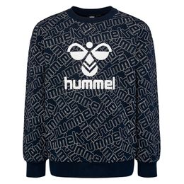 Hummel Sweatshirt Jungen Gr&ouml;&szlig;e 128 marine / wei&szlig;