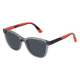 Vogue eyewear VJ2019 | Unisex-Sonnenbrille | Fassung: Vollrand, Quadratisch, Kunststoff, Grau Transparent | Glasfarbe: Grau