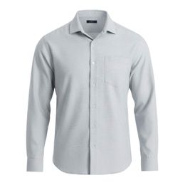 Ombre Button Up Shirt male size S Light grey