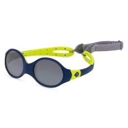 Julbo LOOP J533 | Unisex-Sonnenbrille | Fassung: Vollrand, Oval, Kunststoff, Blau Gr&uuml;n | Glasfarbe: Grau