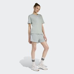 adidas Sportswear Sportshorts 'Essentials' Damen Gr&ouml;&szlig;e 5XL/6XL mint / wei&szlig;