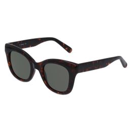 Fielmann OU 037 SUN FA ZOE | Damen-Sonnenbrille | Fassung: Vollrand, Butterfly, Acetat Spritzguss, Havanna Gl&auml;nzend | Glasfarbe: G15