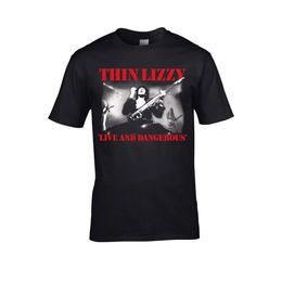 Thin Lizzy Shirt 'Thin Lizzy Dangerous T-Shirt' Herren Gr&ouml;&szlig;e XXL schwarz